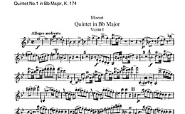 String Quintet No. 1 Violin 2 - Viool - Partituren - Cantorion - Gratis partituren, gratis ...